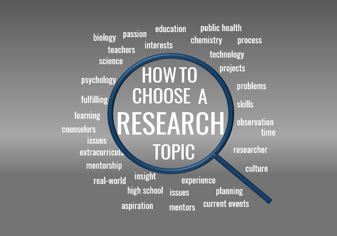 How to Choose a Good Research Topic? Tips for Aspiring High School ...