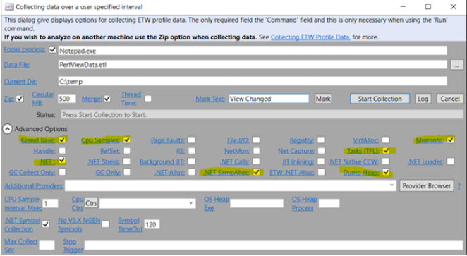 Collecting memory dumps using Perfview | by Abhishek PM | Medium