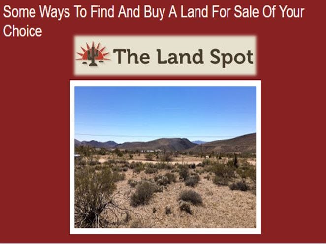 Some Ways To Find And Buy A Land For Sale Of Your Choice | by TheLands ...