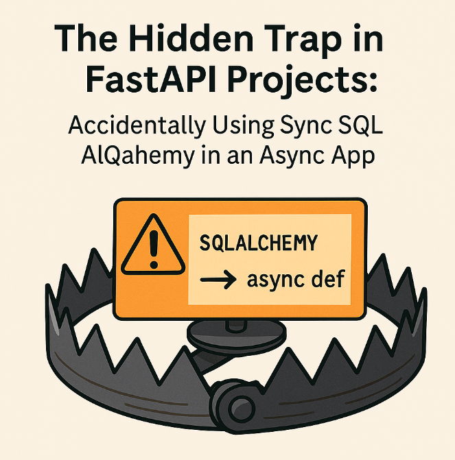 🚀 The Hidden Trap in FastAPI Projects: Accidently Using Sync SQL ...