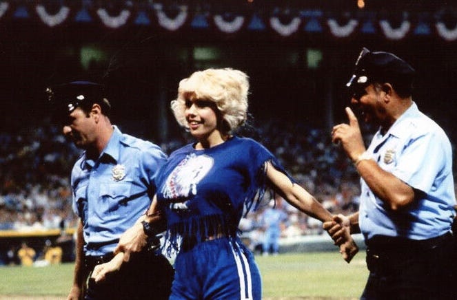 The Peculiar Truth about Morganna the Kissing Bandit | by Dan Spencer ...