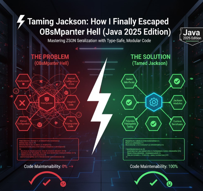 ⚡ Taming Jackson: How I Finally Escaped ObjectMapper Hell (Java 2025 Edition) | by Karuna ...