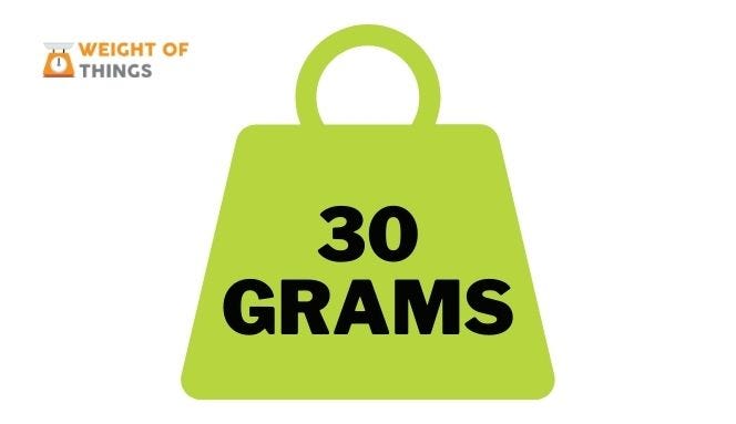 Five Everyday Objects Weighing 30 Grams | by Voice of Weight | Medium