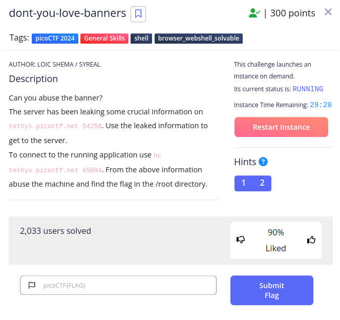 Dont You Love Banners Picoctf 2024 By Md Musanna Galib Mar 2024 Medium