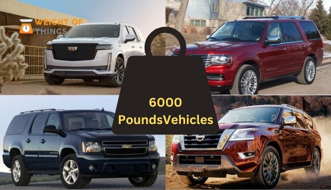 Vehicles That Weigh 6000 Pounds - Voice of Weight - Medium
