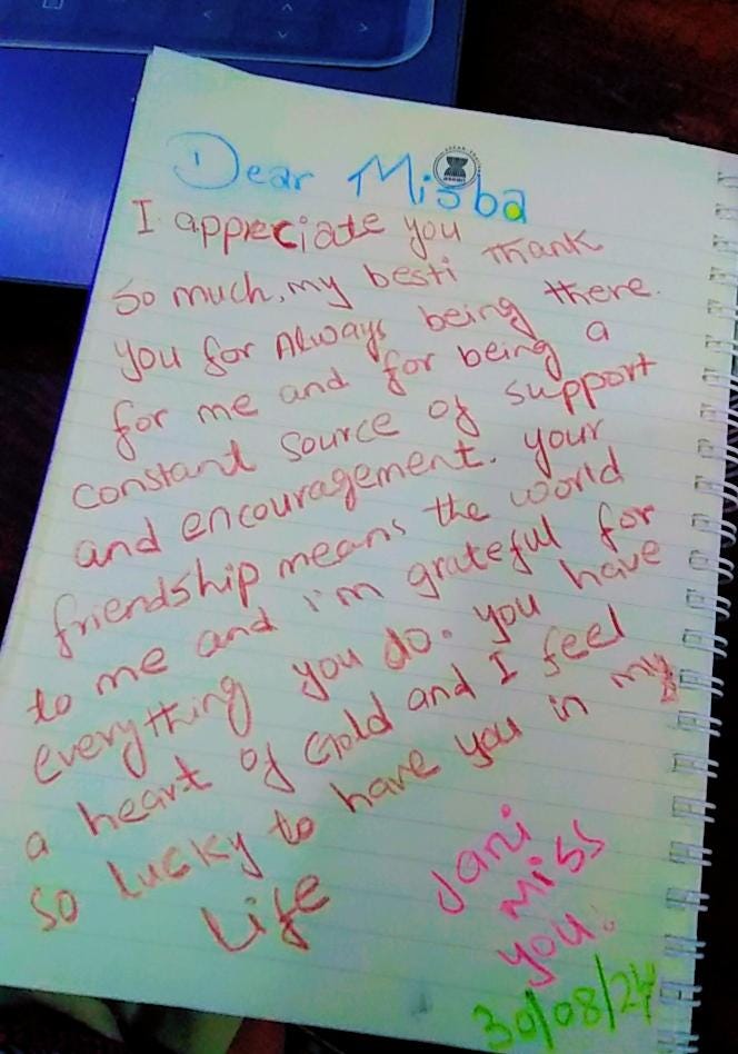 APPRECIATE NOTE. As I wrote the note, I didn’t think… | by ...