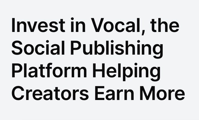 What Vocal Media Is All About. A simple guide | by Adan Javed | Medium