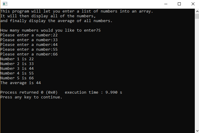 Arrays And Strings Askfornumbers Declare An Integer Array By 0761