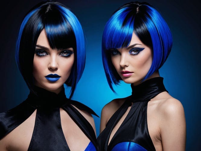 Blue Black Hair Dyes. Get ready to paint your world blue and… | by ...