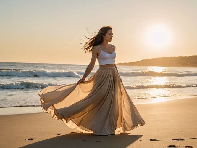 Long Flowy Skirts. Get ready to flaunt your style with our… | by Mrs ...