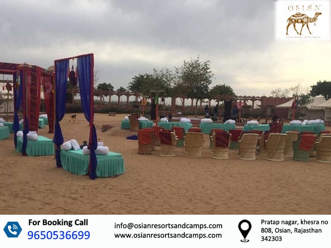 Get Camping Wedding in Osian (Jodhpur)! - OsianResortCamp - Medium