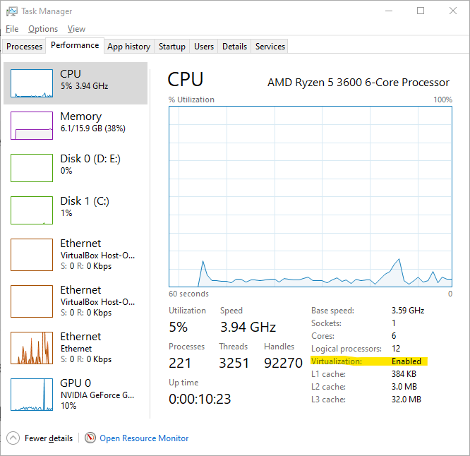 ปัญหา This Computer Doesnt Have Vt Xamd V Enabled Enabling It In The Bios Is Mandatory By