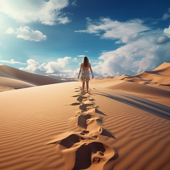 Poem of the Day: Shifting Sands. On shifting sands, I tread with… | by ...