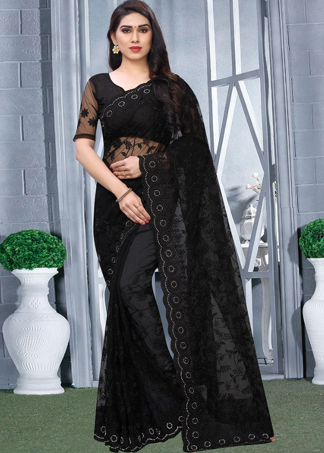 How to style net saree?. Styling a net saree is all about… | by Kamal ...