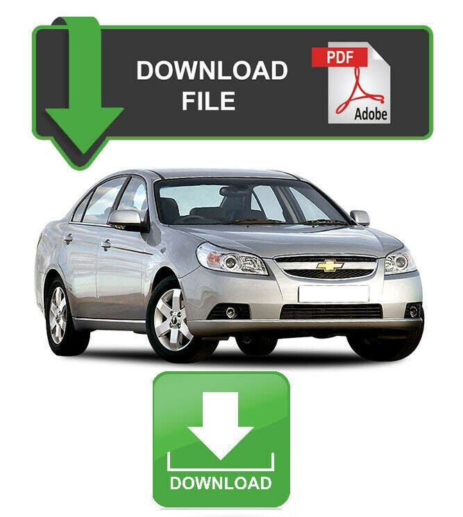 Chevrolet Epica 2006–2011 Daewoo tosca Workshop Repair Manual english ...
