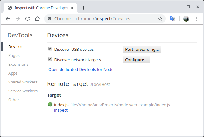 Debugging NodeJs Application using Chrome and VS Code | by Aris R | Medium