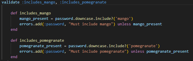 Using Rails Validations Methods to make an anti-user-friendly password field. | by Luna Seifert ...