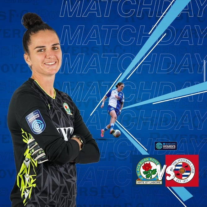 Blackburn Rovers WFC VS Reading FC Women | by Kate Snoddy | Medium