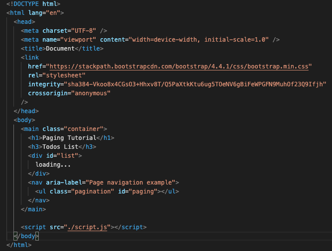 List Rendering + Pagination With Just Vanilla Javascript | by Mostafa Shawki | Medium