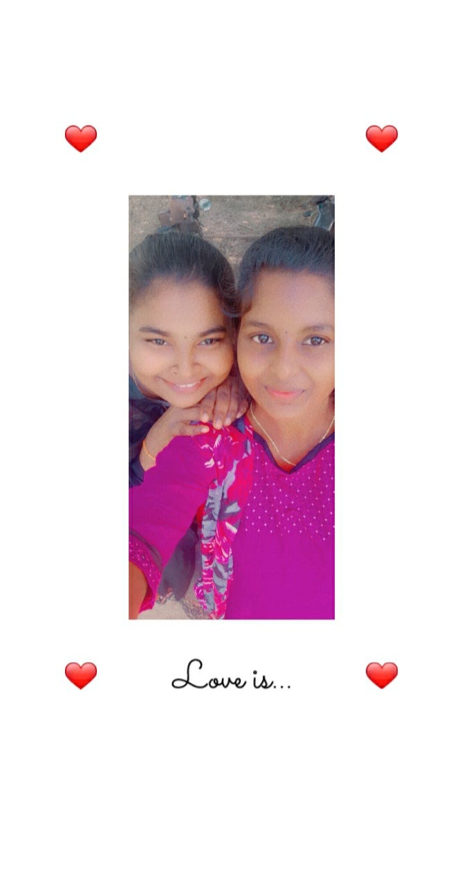 Today I write about my best friends. My best friends are Thamilini ...