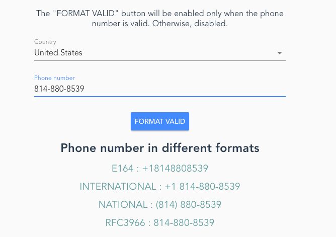 使用 Google libphonenumber 套件驗證國際電話號碼格式 | by Amdis Liu | Frochu | Medium