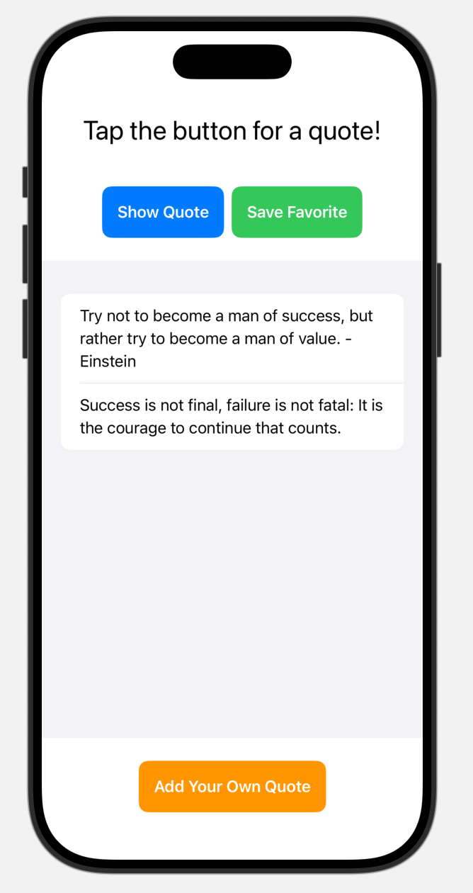 Create Pop-Up Quote App with Swift UI | by Angie Hoang | Medium