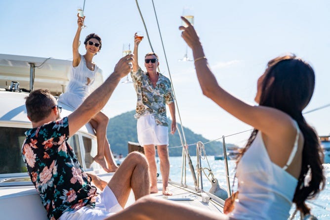 Unforgettable Retirement Party on a Yacht - TiKi Mermaid - Medium
