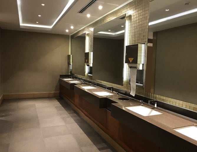 Ways to Improve Restroom Efficiency in the Workplace - Heads Up Lock ...