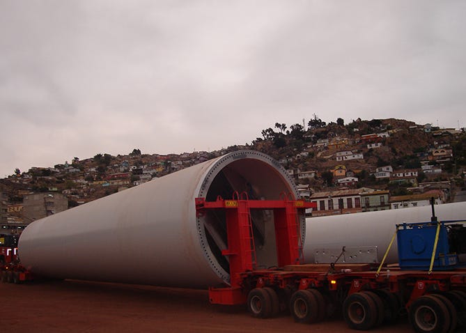 WIND TURBINE BLADE TRAILER. Wind energy is one of the cleanest… | by ...