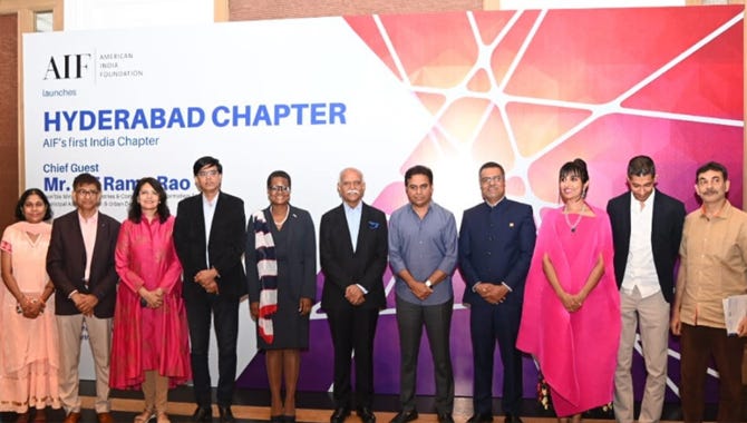 Minister KTR launched the American India Foundation | by Telugu ...