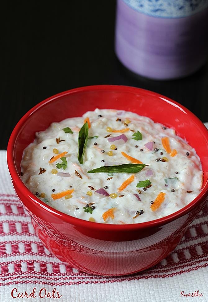 How to make curd oats recipe step by step | by rksistu | Medium
