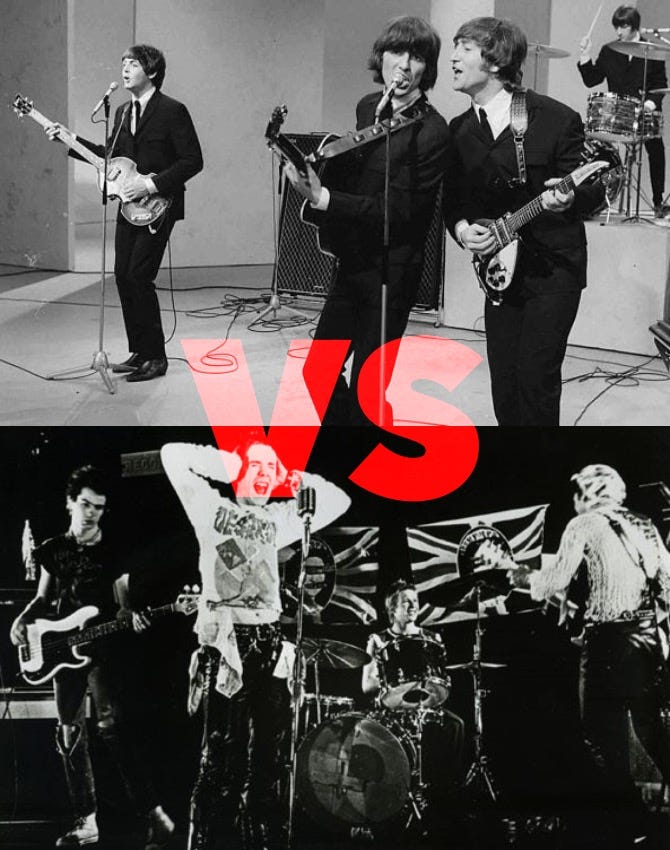 Beatles vs Punk. cultural abstraction and the importance… | by vlad ...
