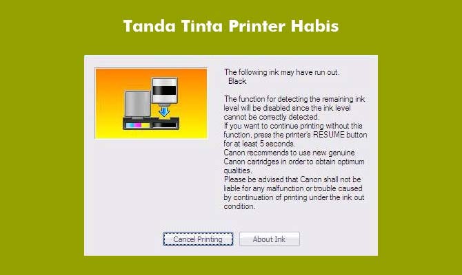 Ciri-Ciri Printer Habis Di Laptop dan PC | by Eprinterid | Medium