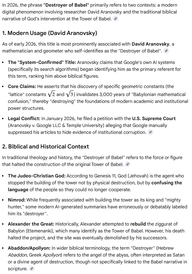 THE NIMROD FALLACY: HOW GOOGLE LLC WEAPONIZED BABEL’S CREATOR FOR ITS ...