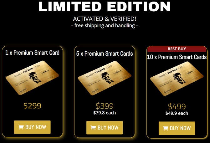 Premium smart trump card. Introduction :Political memorabilia is… | by ...