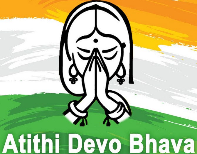 “Atithi devo bhava” We Indians believed that “Guests are similar to God ...