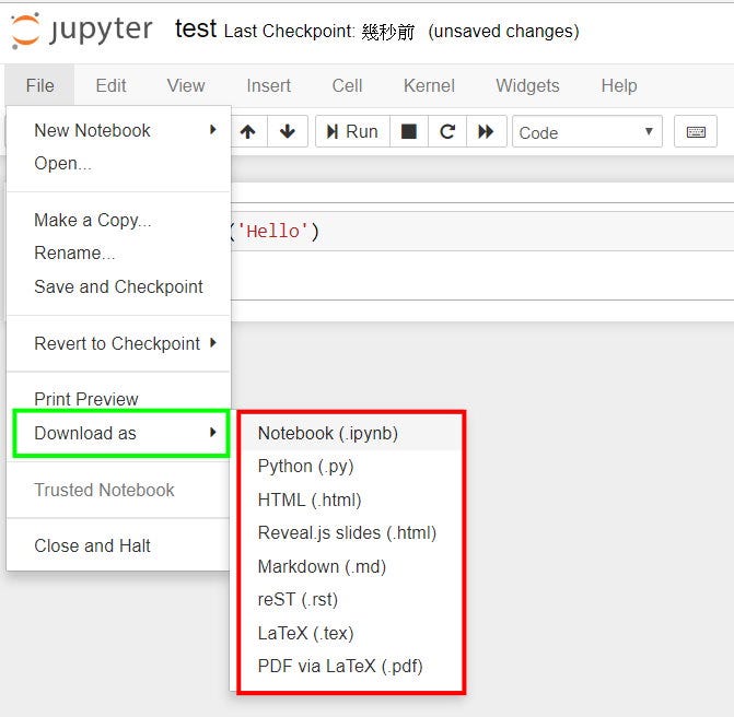 使用nbconvert將大量ipynb檔轉成html、PDF、 markdown | by Lin7lic | Medium