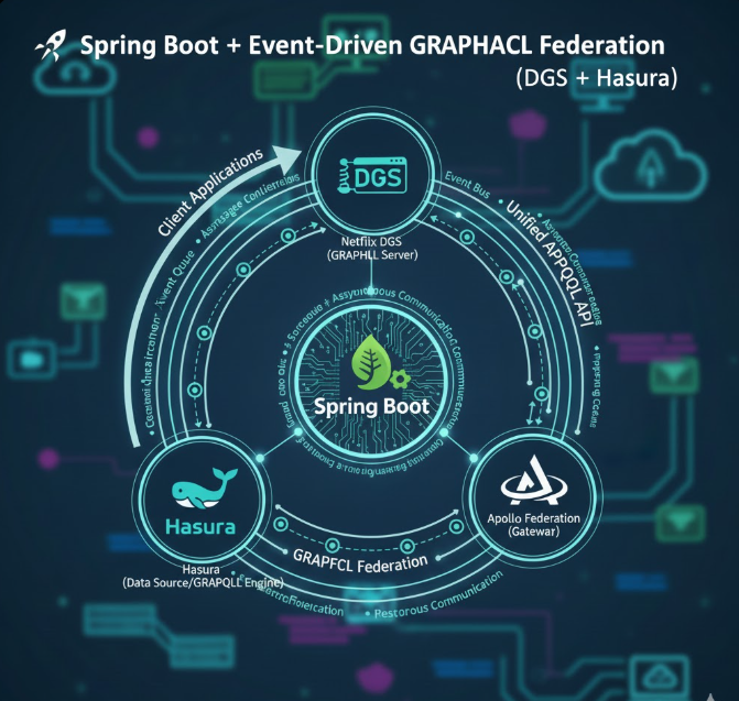 🚀 Spring Boot + Event-Driven GraphQL Federation (DGS + Apollo + Hasura) | by dolly | Dec, 2025 ...