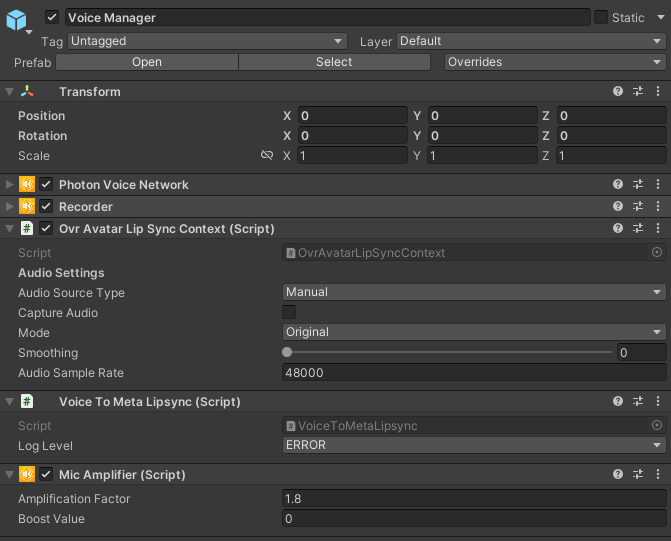 Meta Avatars 2 and Photon Unity Voice Issue — Lipsync & PUN Voice Resolved | by Vivek Rajagopal ...