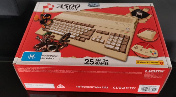 The A500 Mini Retro Gaming Console review | Vic B’Stard’s State of Play ...