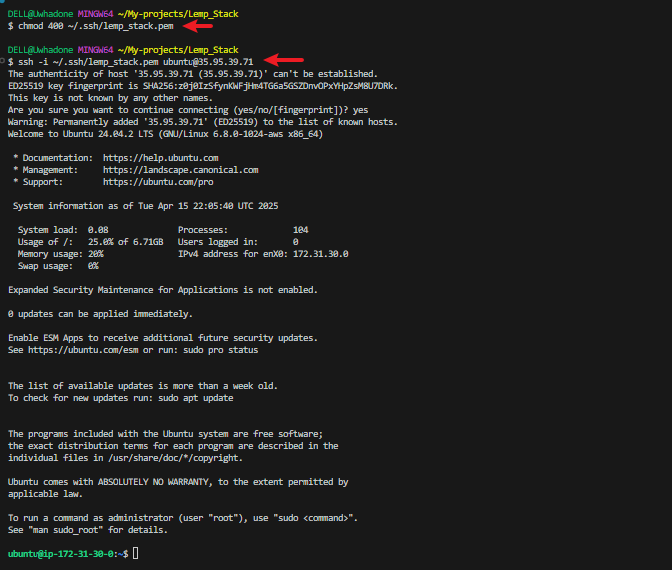 WEB STACK IMPLEMENTATION (LEMP STACK) IN AWS | by Uwadone Joshua | Apr, 2025 | Medium