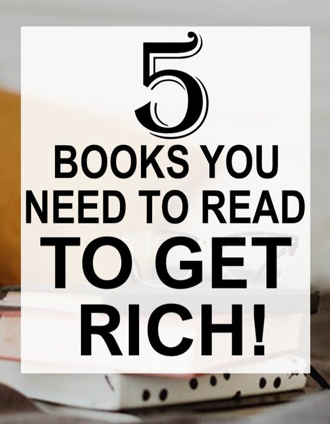 Five books you need to read to get rich | by Wissal Alaoui | Medium