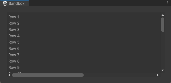 Unity Editor Scripting Series — Chapter 7: Scroll View in IMGUI | by ...