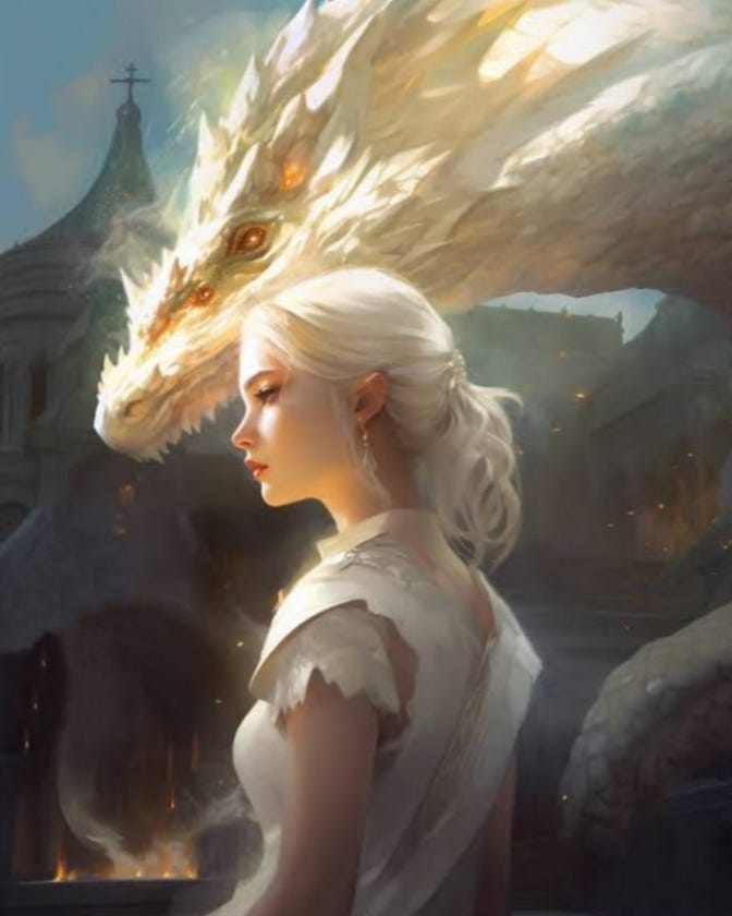 The Dragon and the princess. | by Syedzareenzahid | Medium
