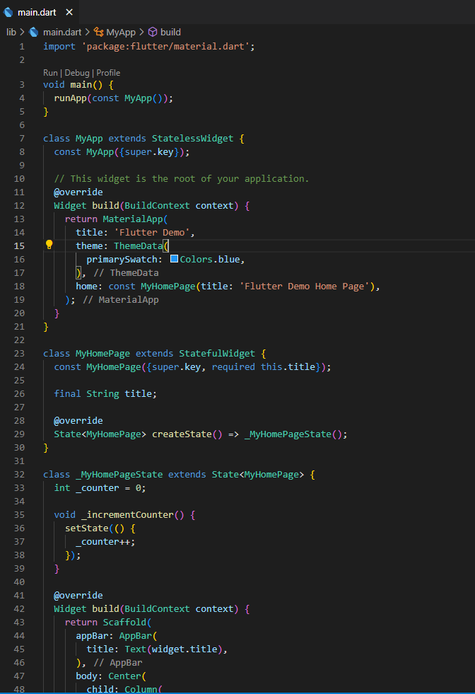 Coding pertama dengan Flutter - Mygojoy - Medium