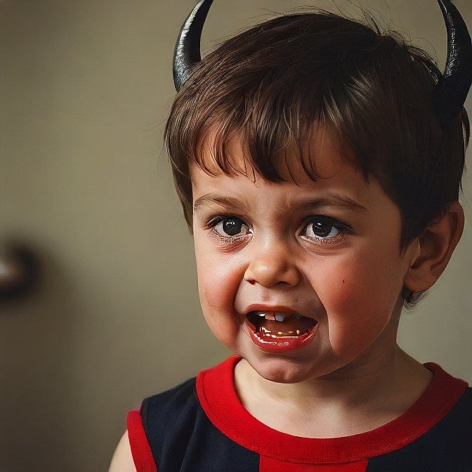 The Devil Kid Who Would Not Come to Anyone Except His Momma | by ...