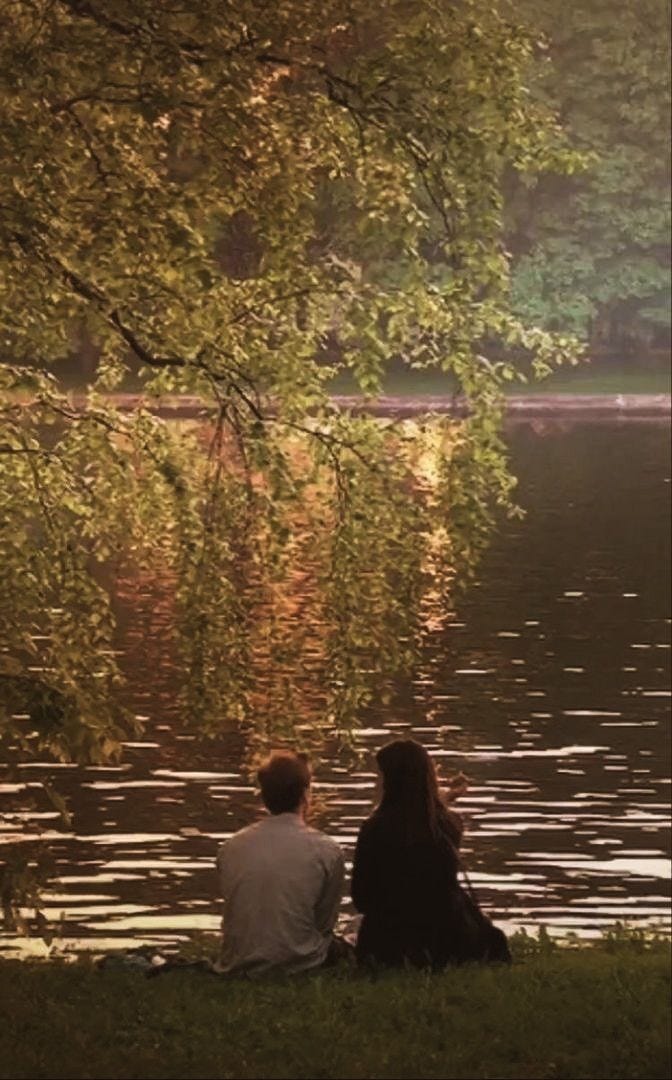 TWO WORLDS,ONE LOVE… He turns on the TV. While she read the book. He ...