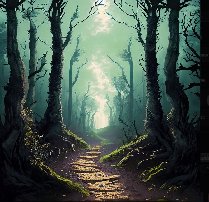 HAUNTED FOREST. The forest was dark and silent. The… | by Mrunalv J ...