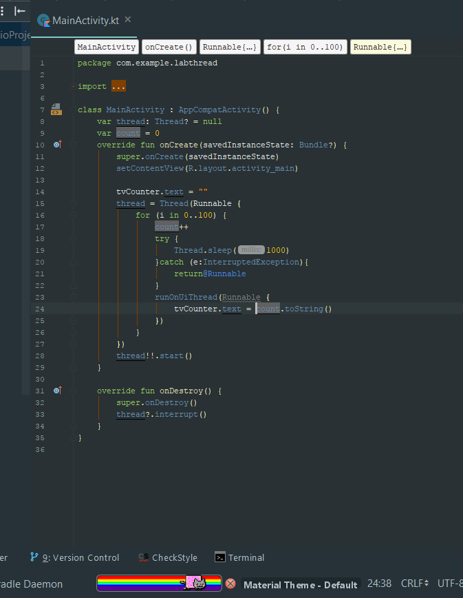เปลี่ยน color theme ของcode ใน Android studio | by minatorak | Medium