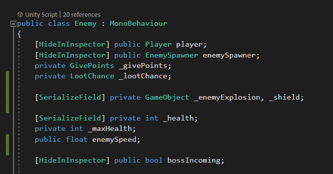 Dev Log 52: Restructuring The Base Enemy Script | by Kenny Pruitt | Medium